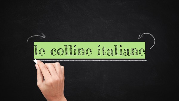Le colline italiane