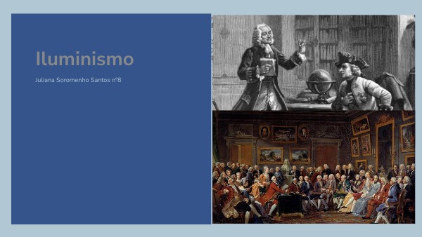 Iluminismo Juliana Santos