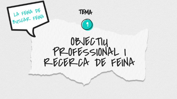 TEMA 9 RECERCA DE FEINA | Genially