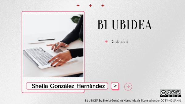 B1 UBIDEA | Genially