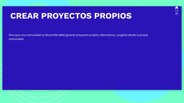 CREAR PROYECTOS PROPIOS