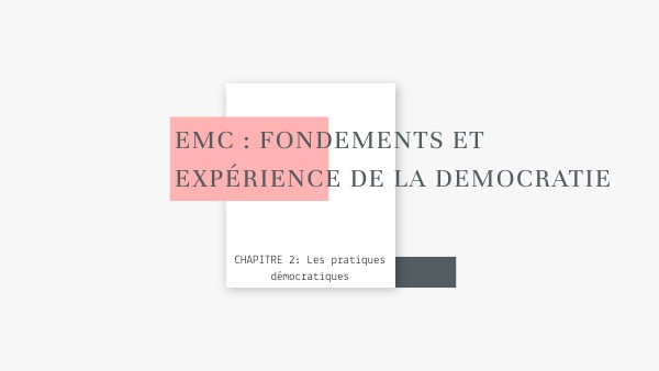 EMC: Chapitre 2 | Genially