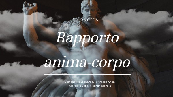 RAPPORTO ANIMA-CORPO