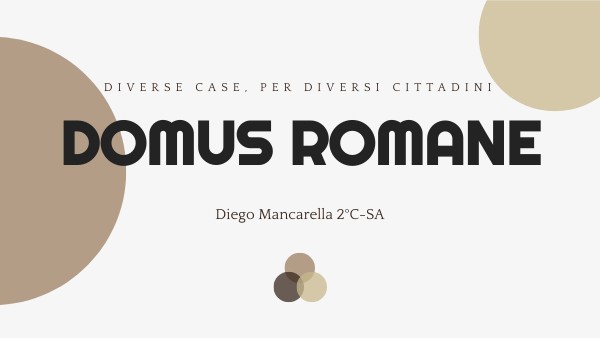 LE DOMUS ROMANE | Genially