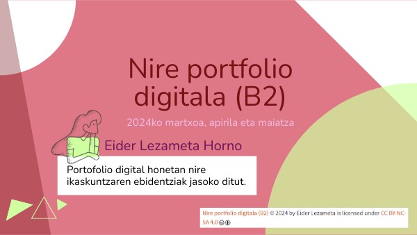 Nire portfolio digitala (B2) | Genially