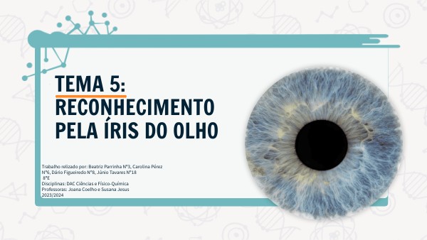 Tema 5 - Reconhecimento pela íris do olho | Genially