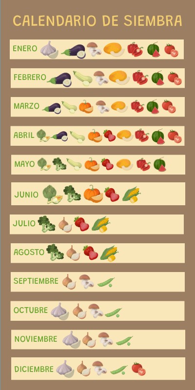 CALENDARIO DE SIEMBRA | Genially