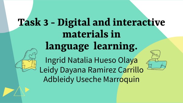Task 3 - Digital and interactive materials in language learning. | Genially