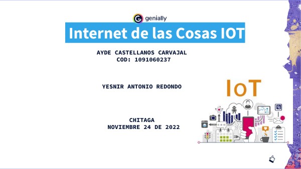 internet de las cosas IoT | Genially