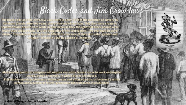black code jim crow law