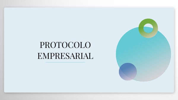 Tema 5 Protocolo Empresarial | Genially