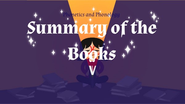 SUMMARY OF THE BOOKS