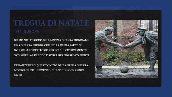 1914 TREGUA DI NATALE | Genially