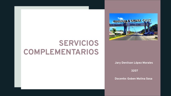 Servicios complementarios | Genially