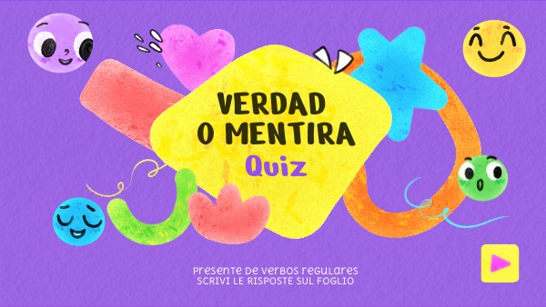 presente de verbos regulares | Genially