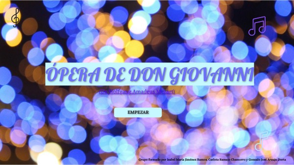 Presentación DON GIOVANNI | Genially