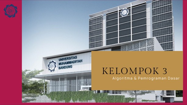 Algoritma & Pemograman dasar Kelompok 3