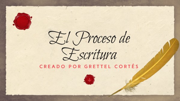 PROCESO DE ESCRITURA | Genially