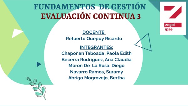 FUNDAMENTOS DE GESTION