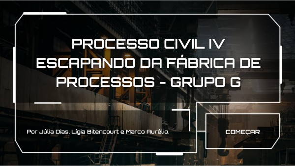 ESCAPANDO DA FÁBRICA DE PROCESSOS
