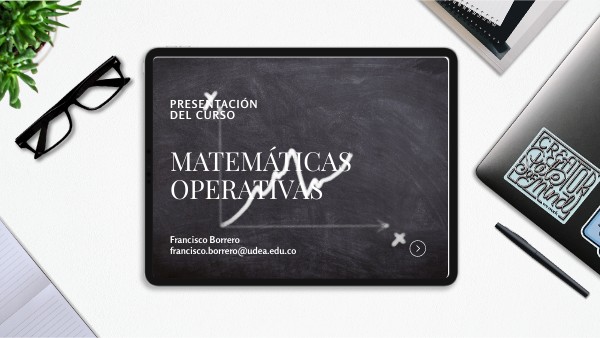 PRESENTACIÓN MATEMATICAS