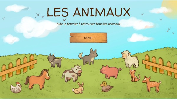 Les animaux de la ferme | Genially