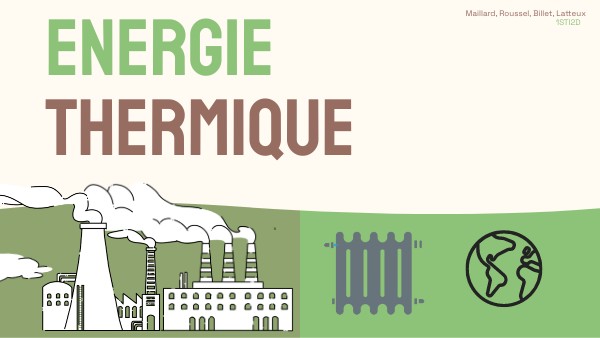 Energie thermique