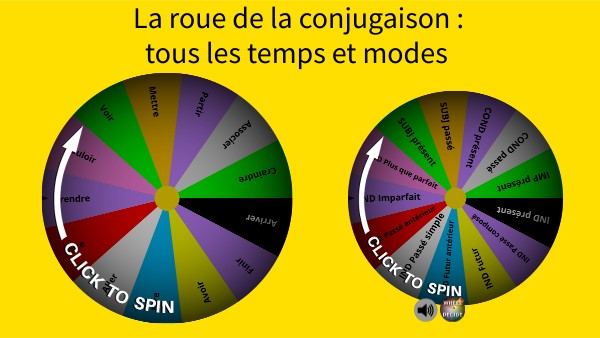 Roue conjugaison, tout, 3è
