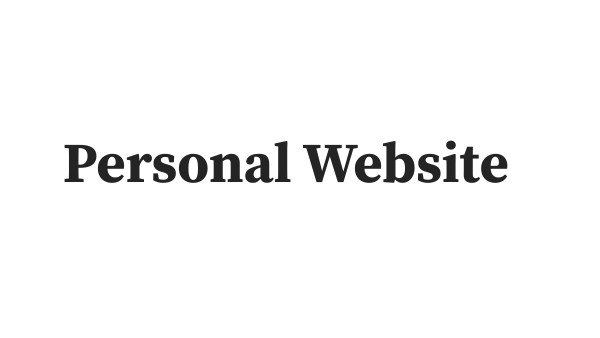 Personal Website