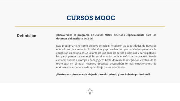 CURSOS MOOC | Genially