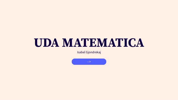 UDA MATEMATICA | Genially