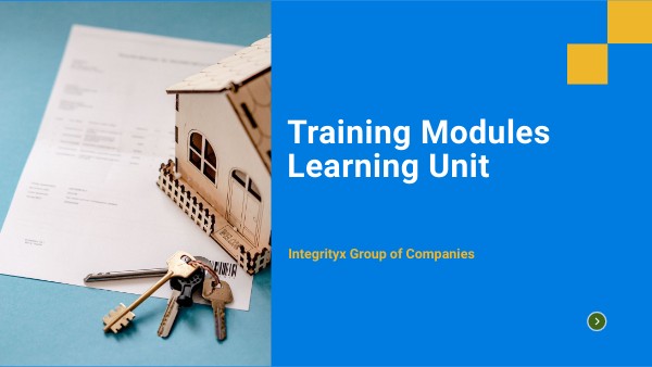 TRAINING MODULES LEARNING UNIT | Genially