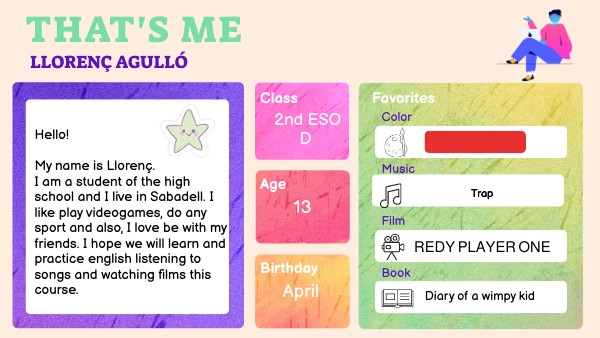 THAT'S ME CARD TEACHER