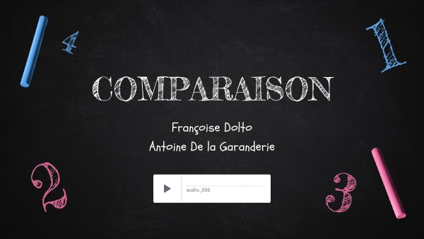 Comparaison Dolto/De la Garanderie