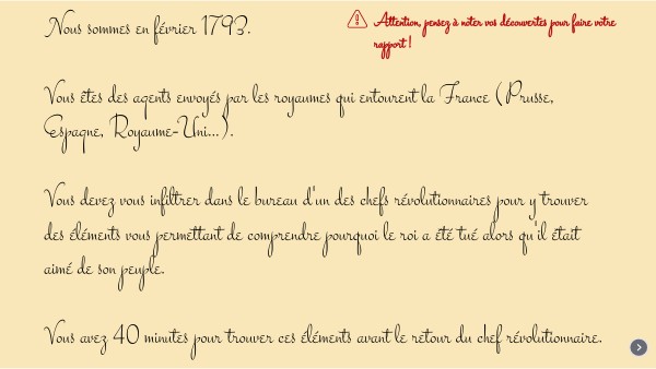 Escape game révolution française 4e | Genially