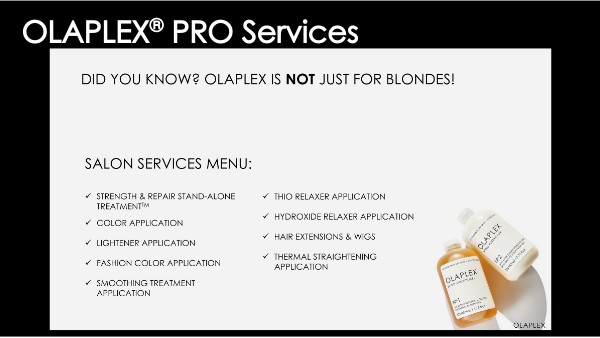 OLAPLEX Pro Services 1