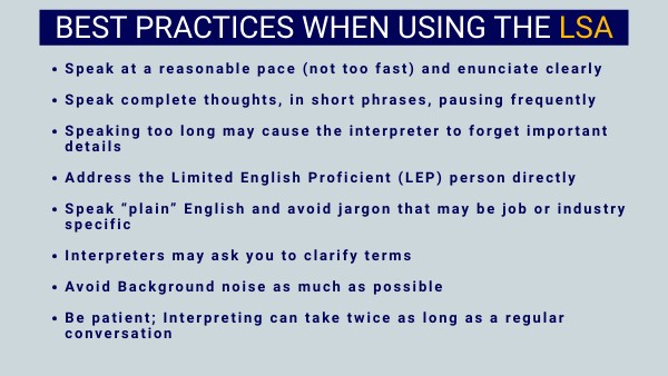 LSA Best Practices | Genially