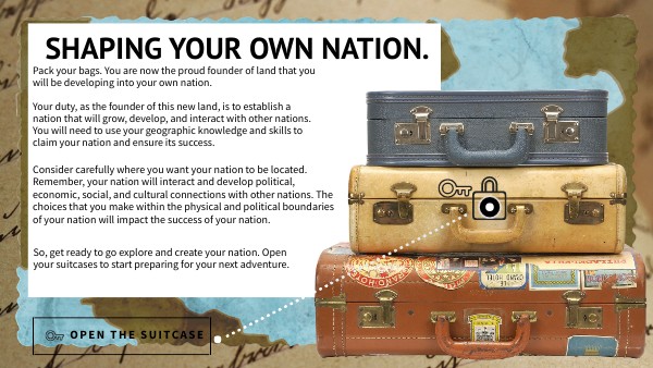 Unit 2 Project: Shaping Your Own Nation | Genially