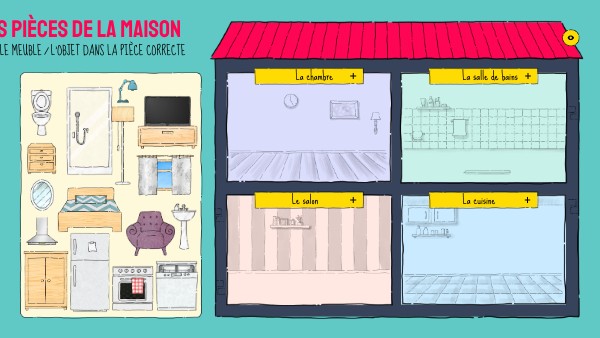 Les pièces et les meubles de la maison | Genially