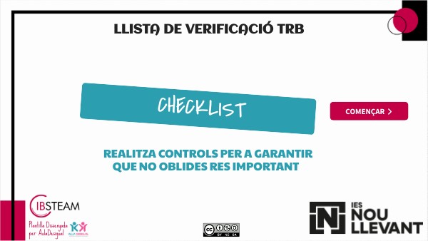 CHECKLIST TRB | Genially