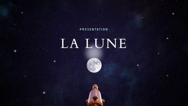 Présentation cap sur la lune
