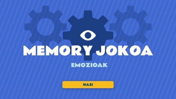 MEMORY GAME | Genially