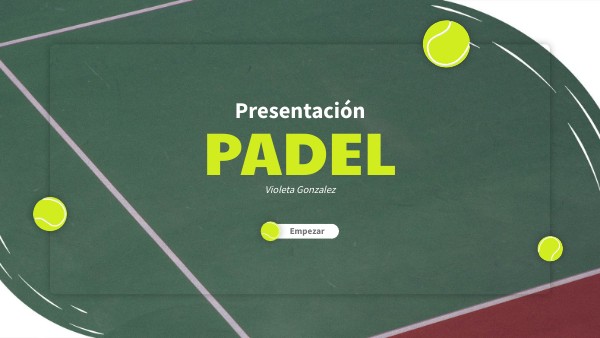 PRESENTACIÓN PADEL