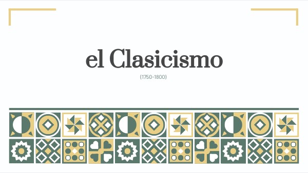 presentacion el clasicismo | Genially