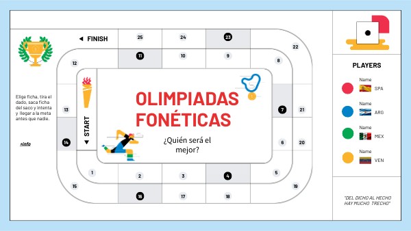 olimpiadas fonetica terze | Genially