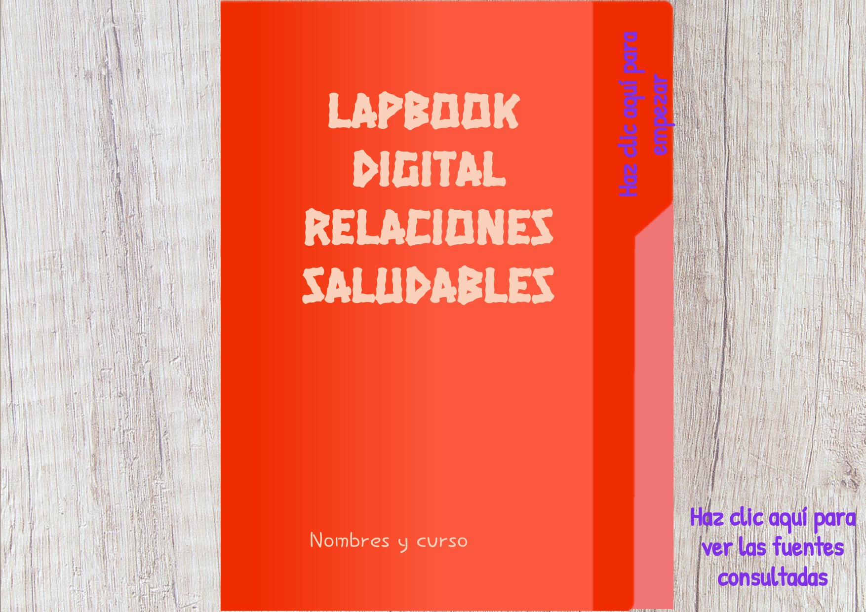 Lapbook digital plantilla relaciones saludables | Genially