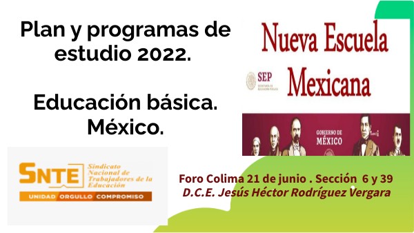 PRESENTACIÓN PLAN Y PROGRAMAS DE ESTUDIO 2023 | Genially