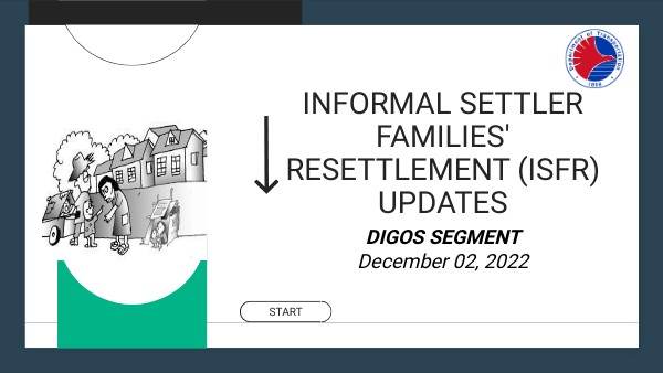 MRP1: ISFR_LGU Sta. Cruz Pre-resettlement Updates