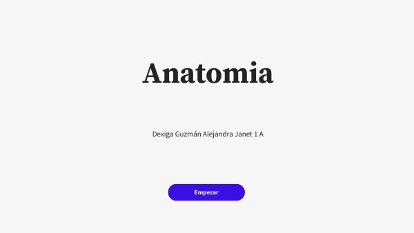 Anatomia | Genially