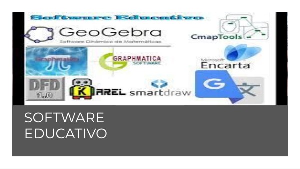 SOFTWARE EDUCATIVO | Genially